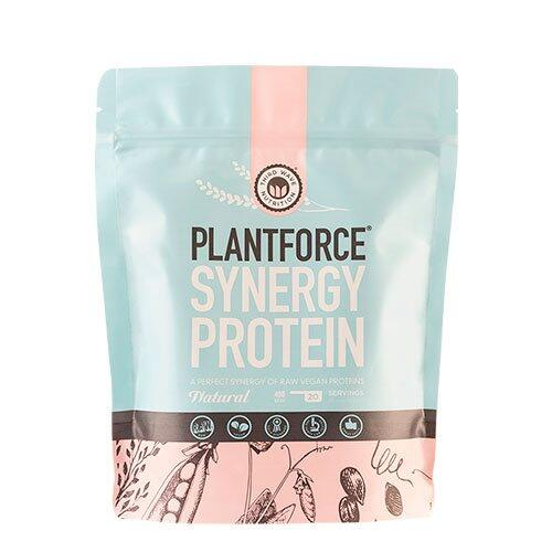 Køb Protein neutral Plantforce Synergy 400 gram til 210,00 DKK