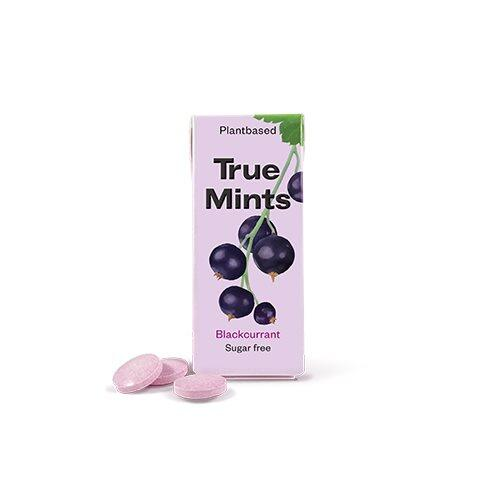 Køb Pastiller Blackcurrant True Mints - 13 gram til 13,45 DKK